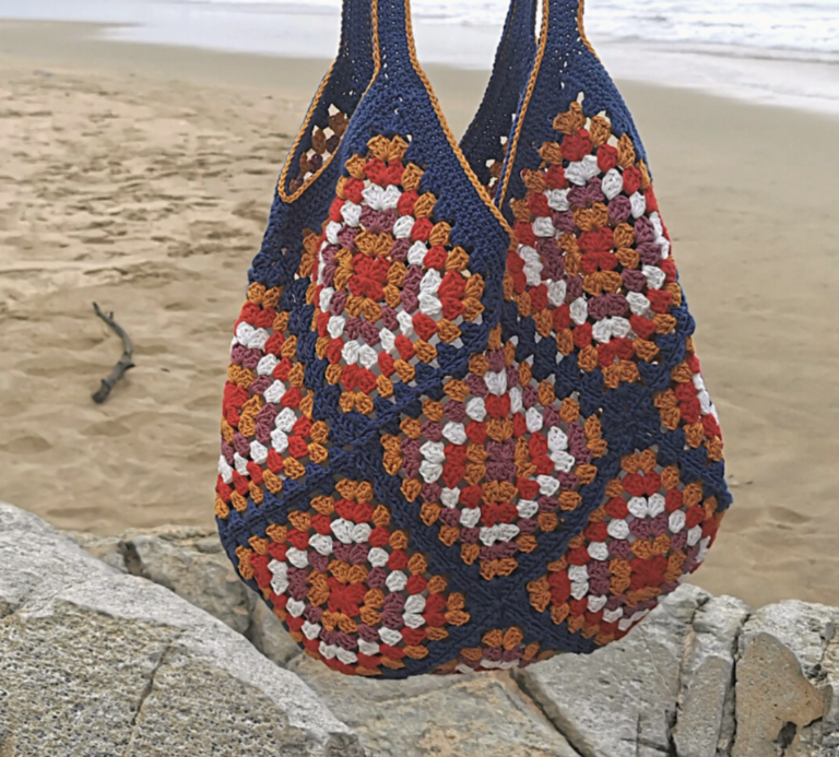 10 Crochet Granny Square Bag Patterns - This is Crochet