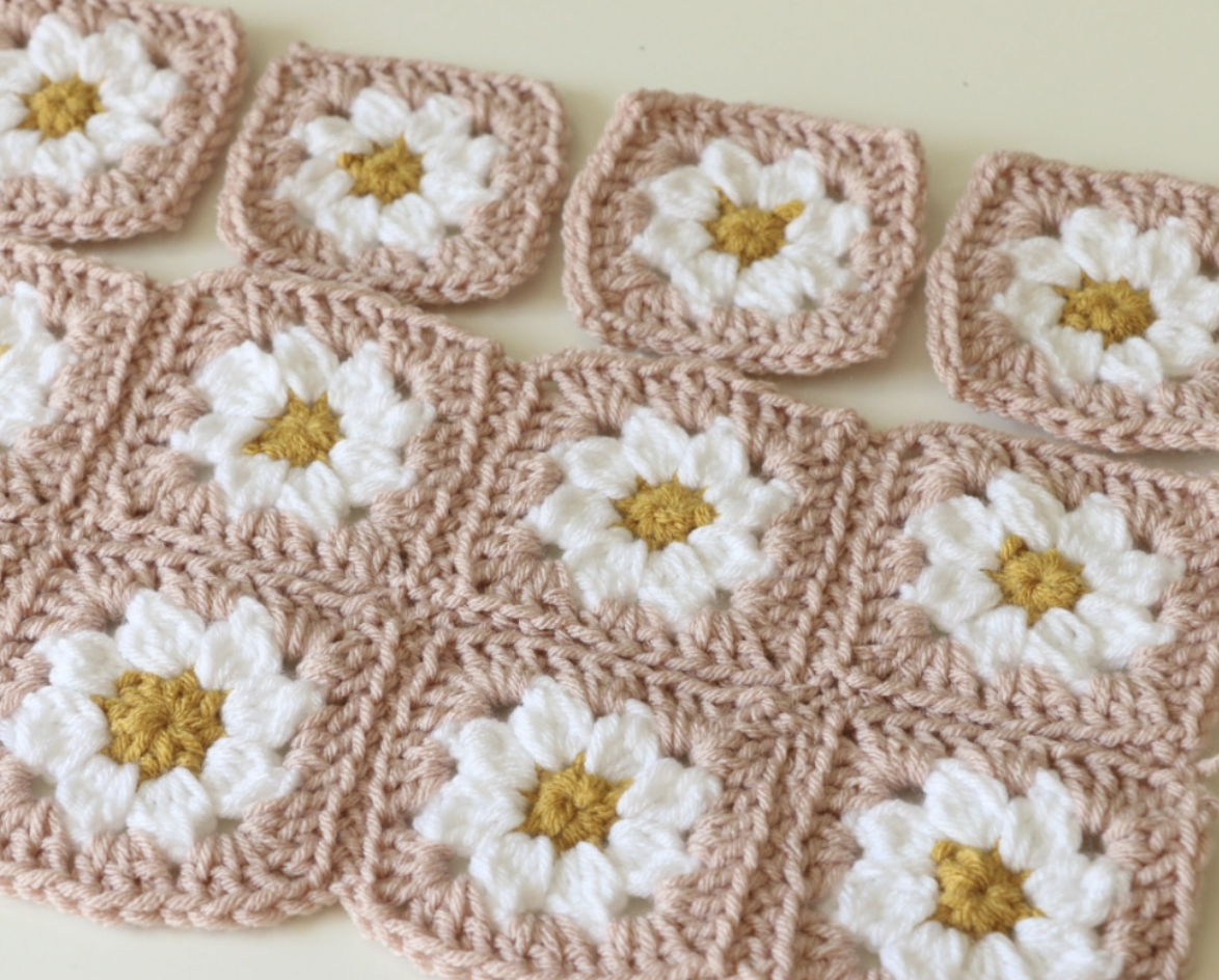 The Best Crochet Granny Square Flower Patterns to Make - This is Crochet